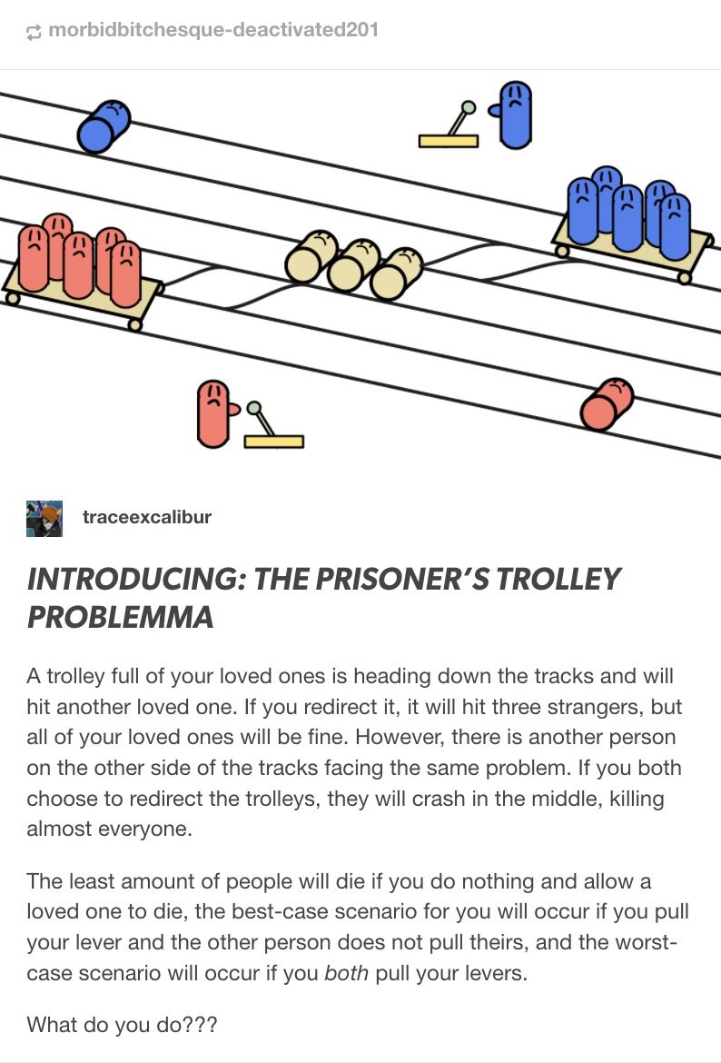 The prisoner trolley problemma — Rudd-O.com