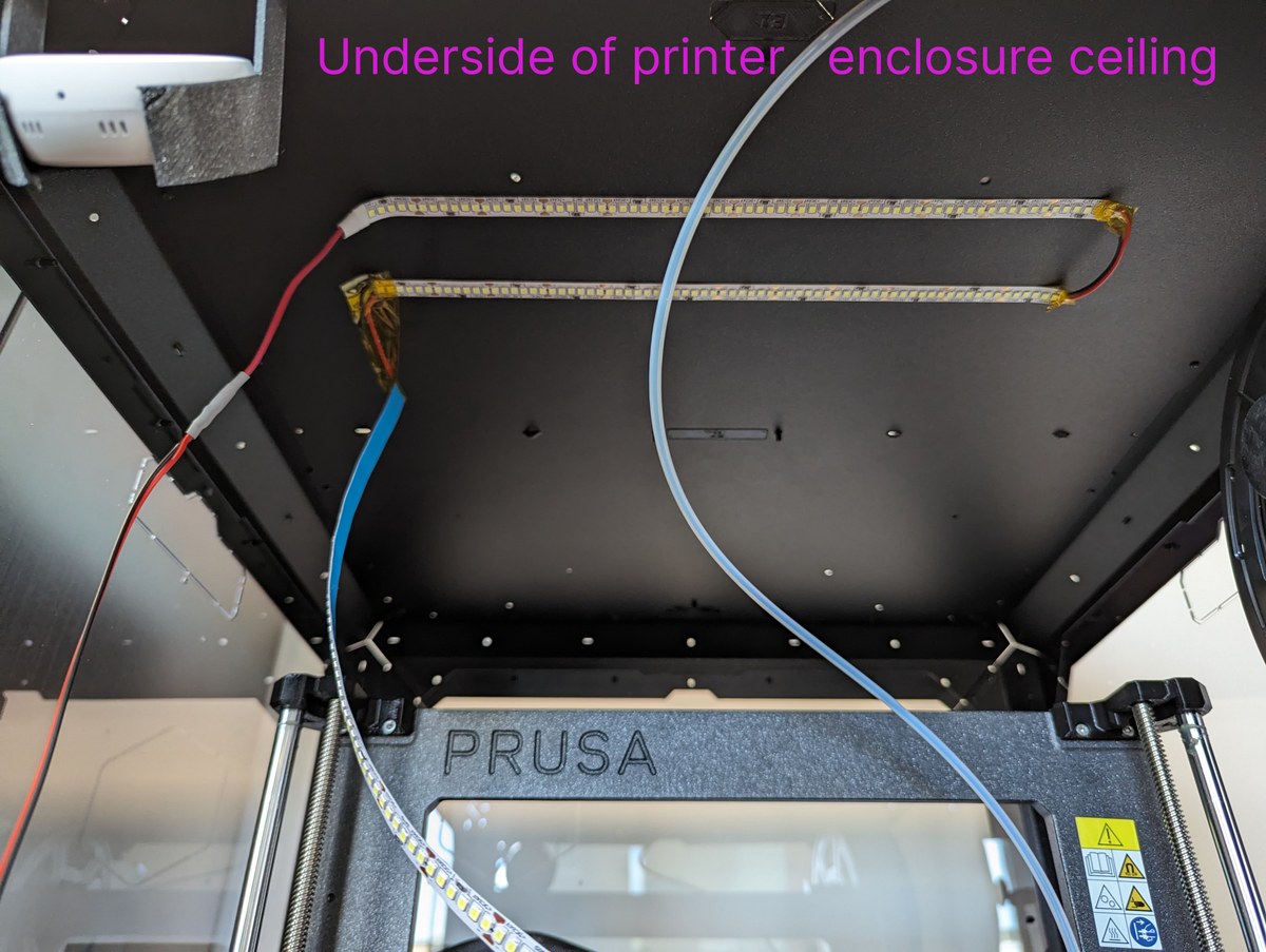 Affixing the first segments of the LED strip.jpg — Rudd-O.com